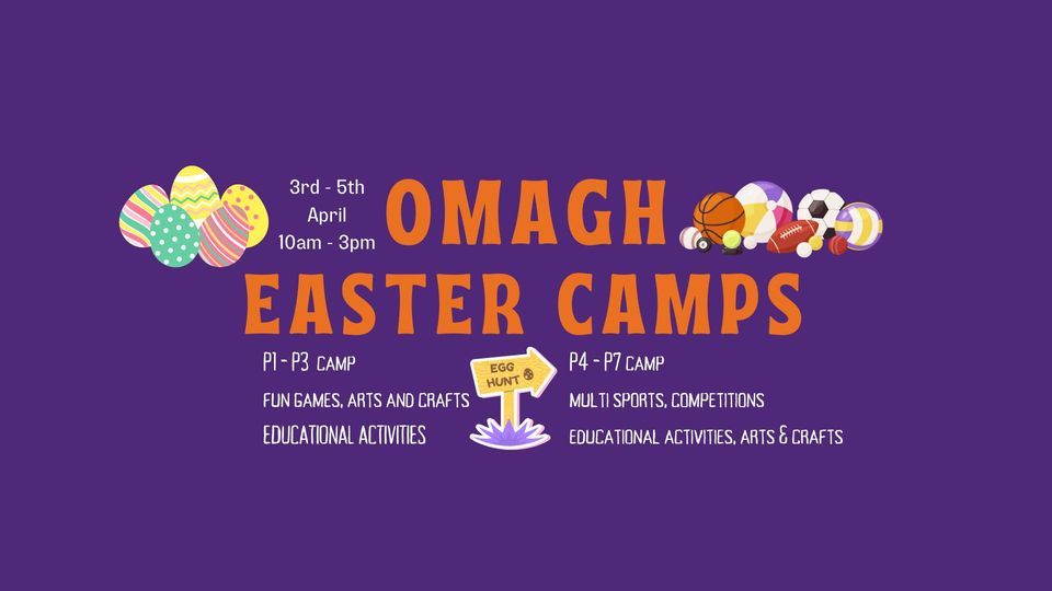 Omagh Easter camp, Omagh Leisure Complex, 3 April to 5 April | AllEvents.in