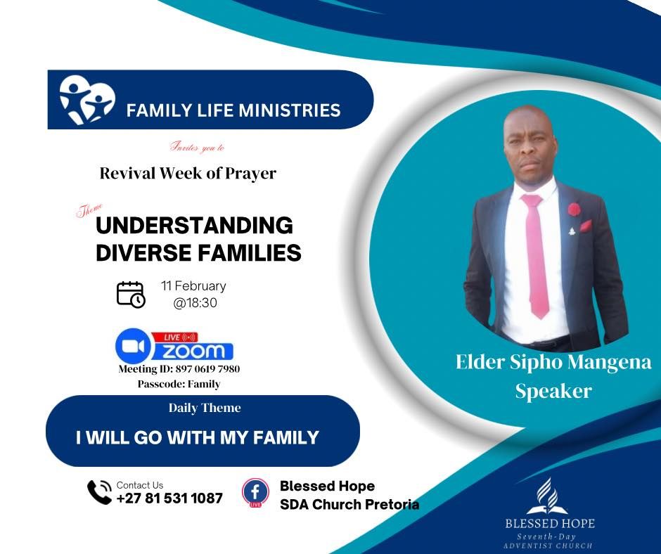 Family life Revival week of prayer-Understanding Diverse Families , 4 ...