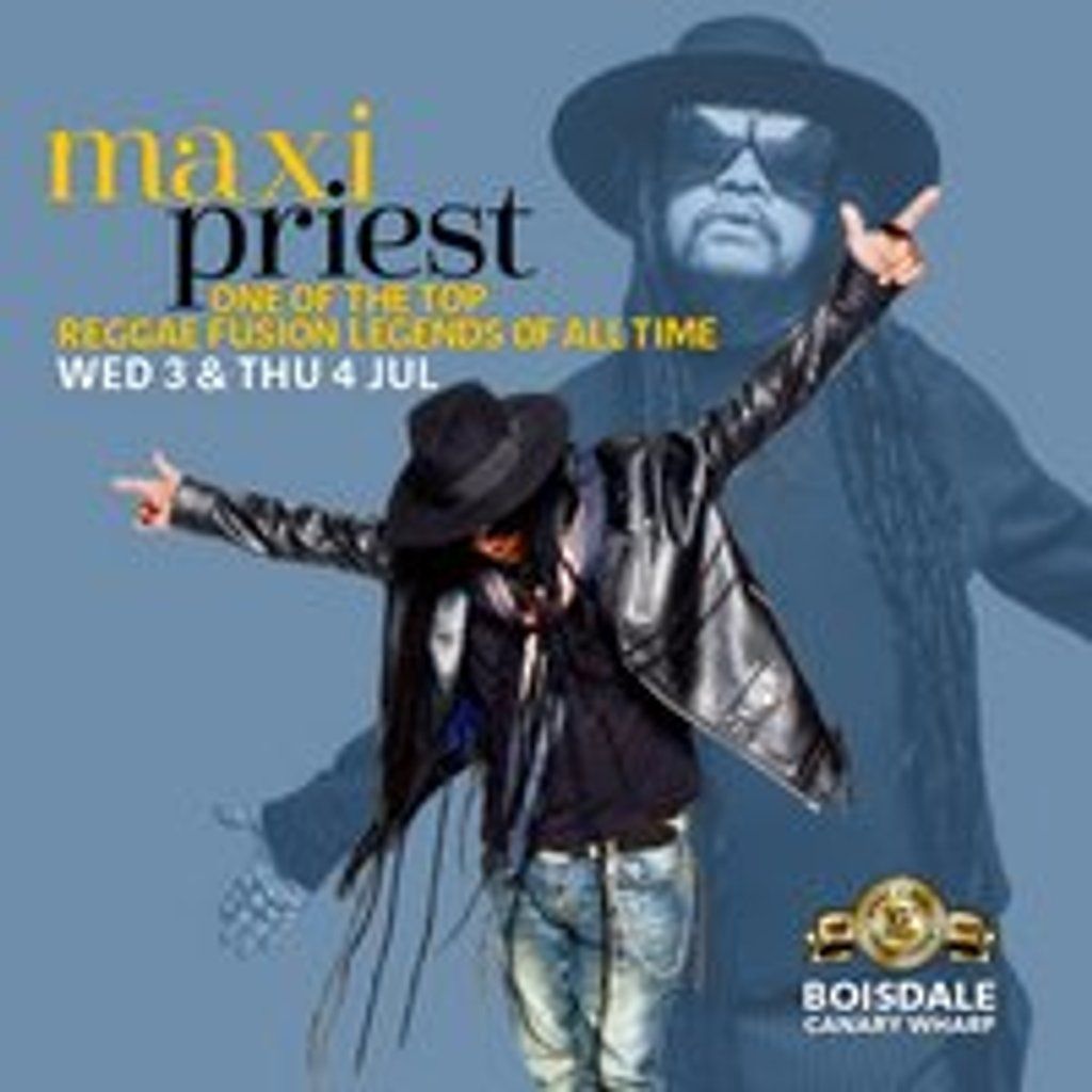 Maxi Priest | Reggae Fusion, Boisdale Of Canary Wharf, London, 4 July ...