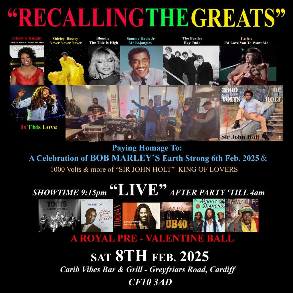 Recalling The Greats - Royal Titans Of Reggae, Carib Vibes, Cardiff, 8 ...
