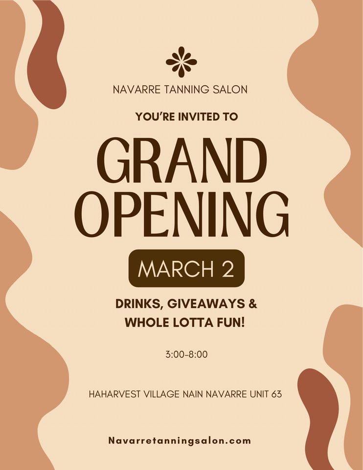 Official grand opening partyyy!!!, Navarre Tanning Salon, 2 March 2024 ...