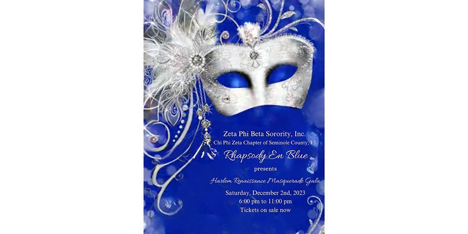 Rhapsody En Blue Presents: Harlem Renaissance Masquerade Gala, 225 ...
