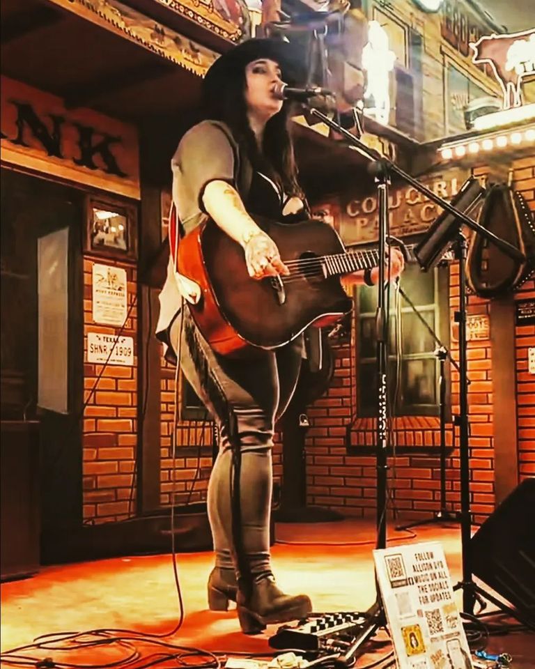 Allison Dyg at Buck Shot Bar, Buck Shot Bar, Boyceville, 6 January 2024 ...