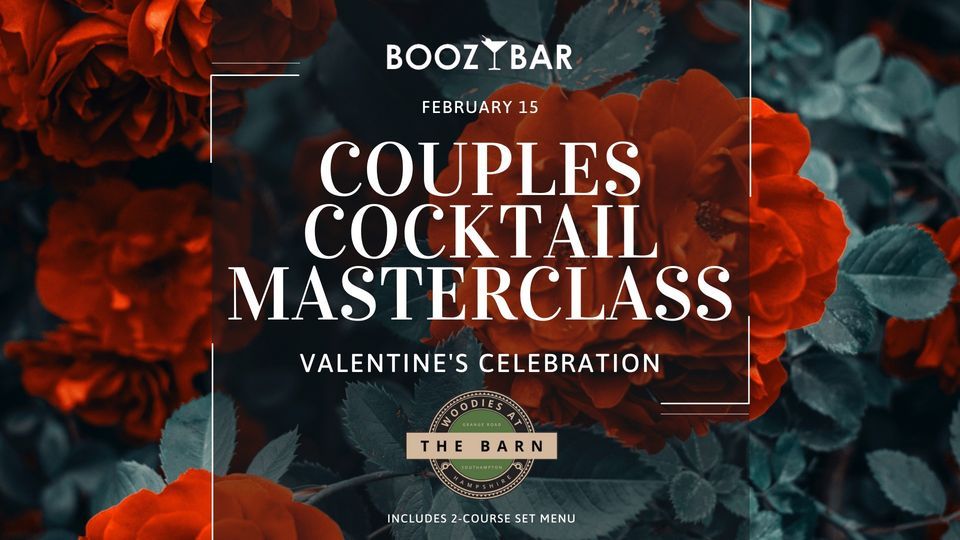 Valentines Couples Cocktail Masterclass & 2-Course Meal at Woodies ...