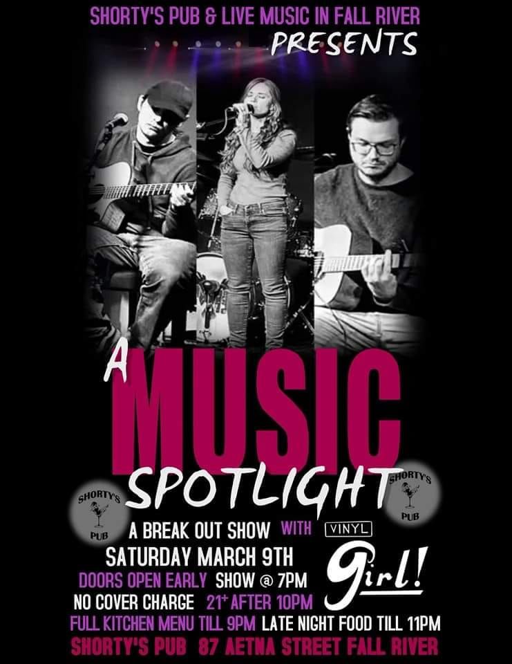 Vinyl Girl Live @ Shortys Pub, Shorty's Pub, Fall River, 9 March 2024 ...