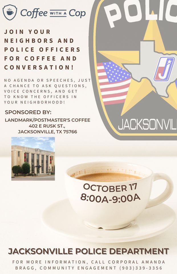 Coffee with a Cop, The Historic Landmark Post Office in Jacksonville ...
