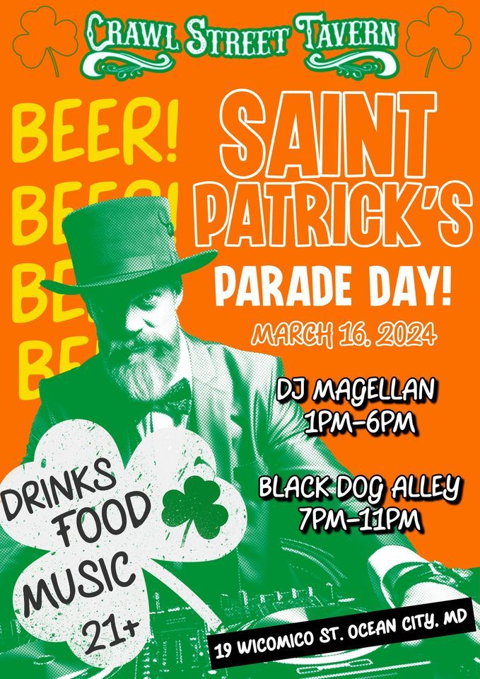 DJ Magellan , Crawl Street Tavern, Ocean City, 16 March 2024 | AllEvents