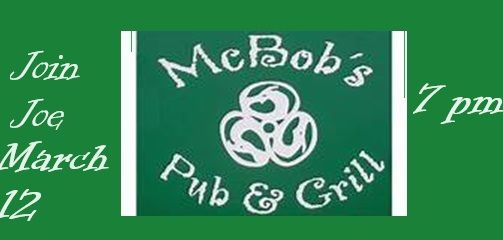 Join Joe March 12 at McBobs, McBob's, Milwaukee, 12 March 2024 | AllEvents