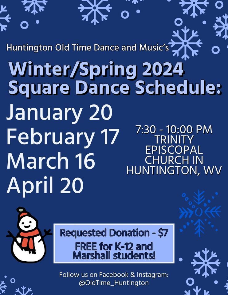 January Square Dance!, Trinity Episcopal Church - Huntington, WV ...