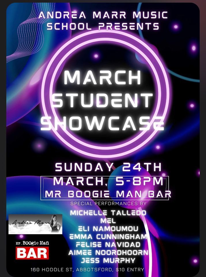 AMMS Student Showcase, Mr Boogie Man BAR, Melbourne, 24 March 2024 ...