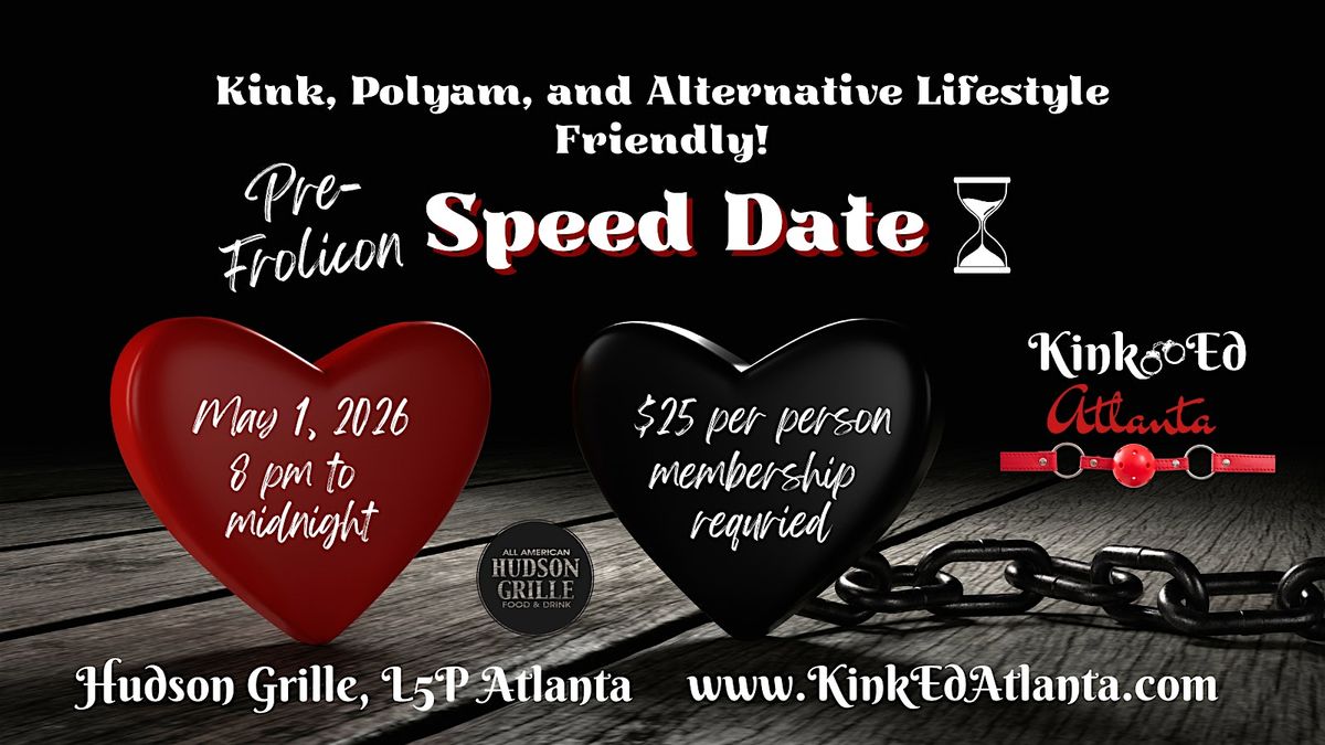 Attend Pre-Frolicon Speed Date in Atlanta on May 1, 2026 | AllEvents