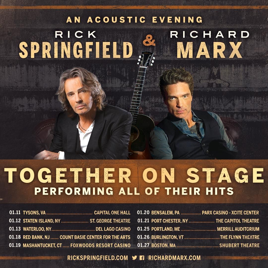 Rick Springfield & Richard Marx, Mountain Winery, Saratoga | AllEvents