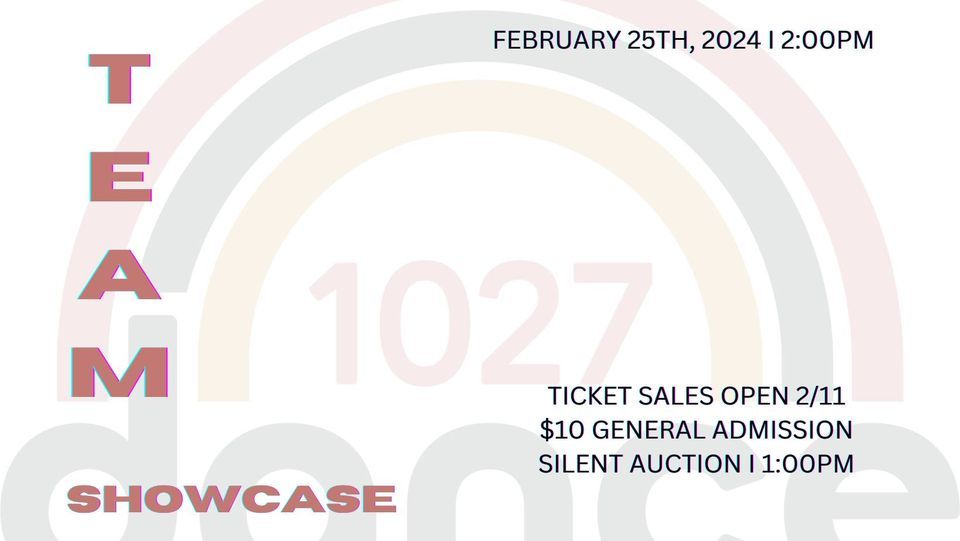 1027 Dance Competition Team Showcase, CAL Center Presents, Inc ...