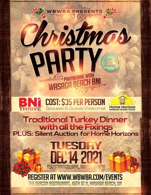 WBWBA December 14 Christmas Party, The Beacon Restaurant, Wasaga Beach ...