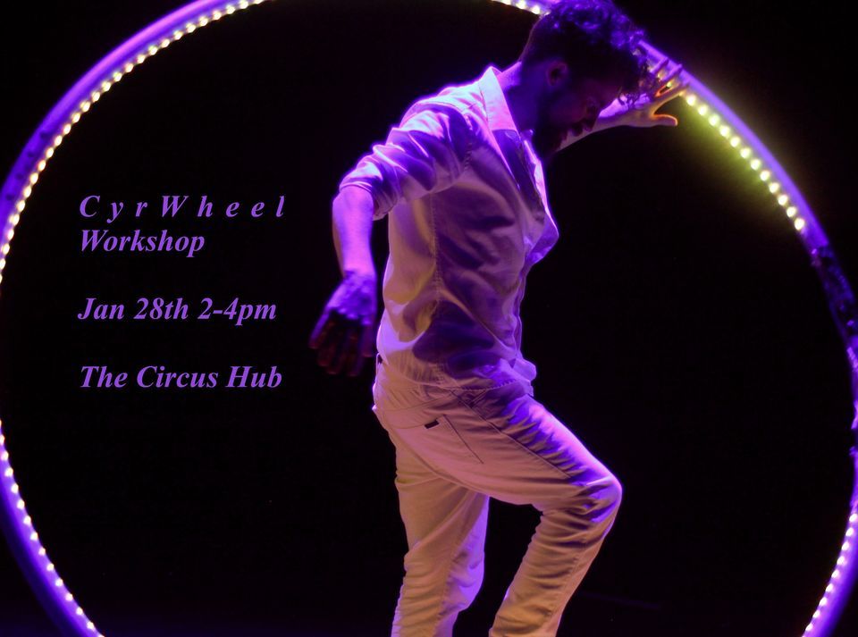 Cyr wheel workshop, The Circus Hub, Wellington, January 28 2024 ...