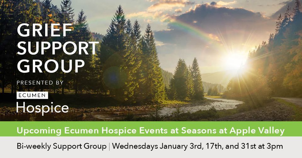 Grief Support Group, Ecumen Seasons at Apple Valley, 3 January 2024 ...