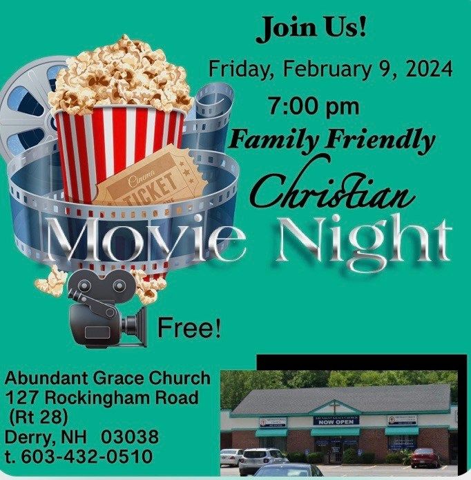 Movie Night!, Abundant Grace Church, Derry, February 9 2024 | AllEvents.in