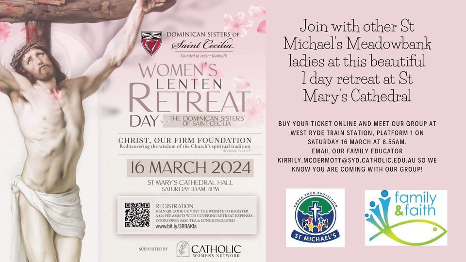 SOLD OUT!! Womens Lenten Retreat @ St Marys Cathedral, St Mary's ...