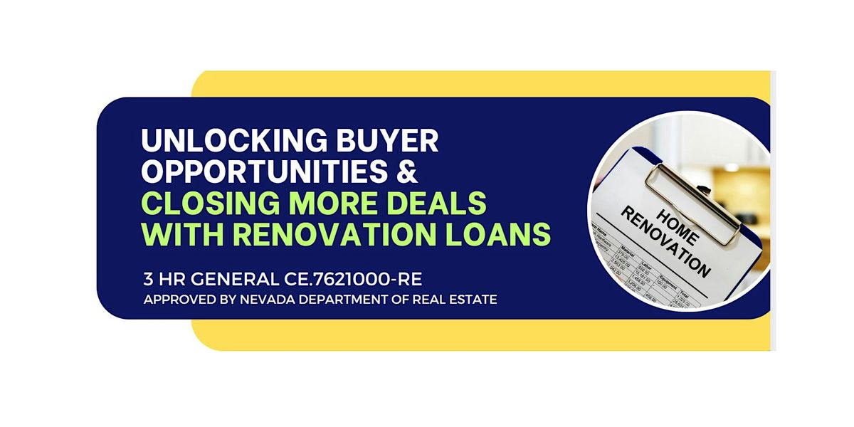 3HR CE Class Closing More Deals with Renovation Mortgages, GK ...