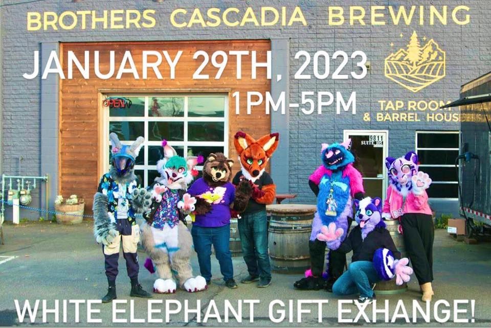 Cascadia Furs White Elephant Gift Exchange, Brothers Cascadia Brewing ...