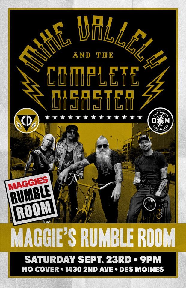 MIKE VALLELY & THE COMPLETE DISASTER - Live @ Rumble Room, Maggie's ...