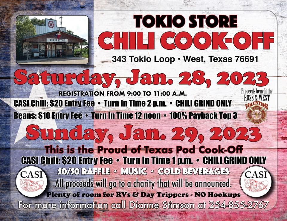 Hoot’s Tokio Store Chili Cook-off, Hoot’s Tokio Store, West, 28 January ...