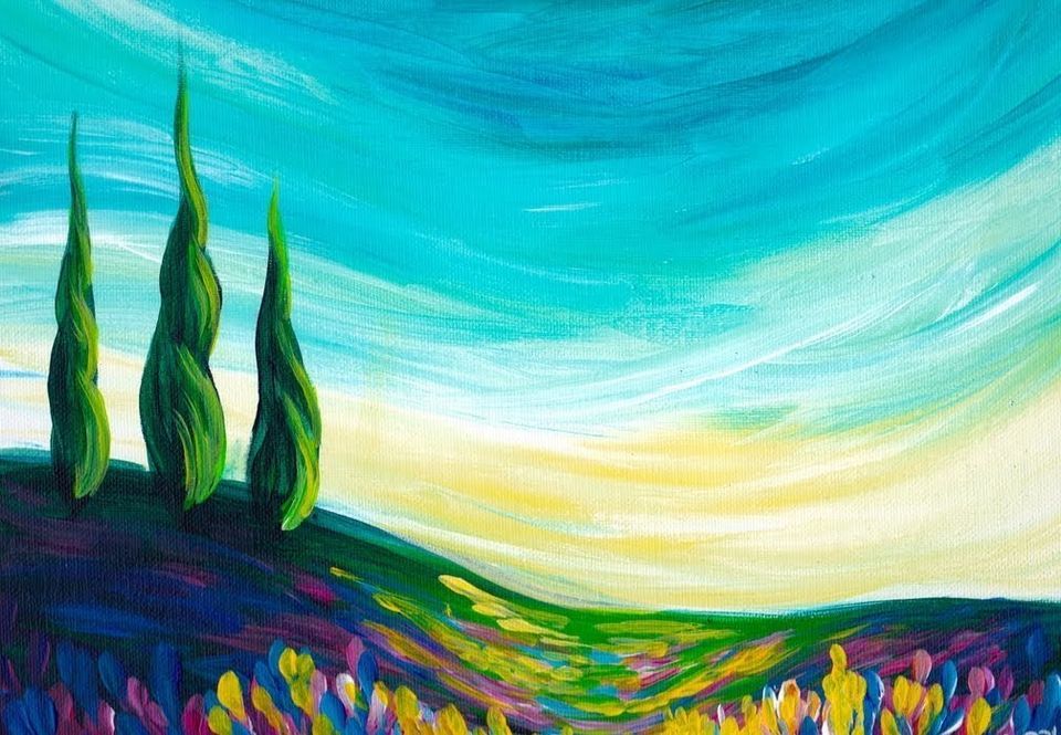 Hills of Tuscany Paint Party, The Officer's Club, Mcclellan, January 25 ...