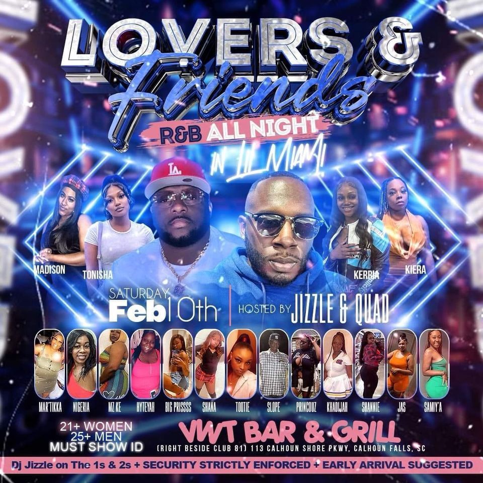 LOVERS & FRIENDS R&B NIGHT, Calhoun Falls, South Carolina, February 10 to February 11 | AllEvents.in
