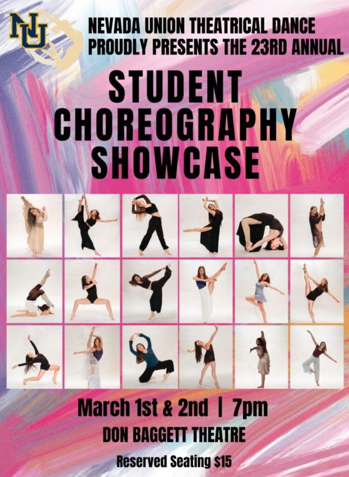 Student Choreography Showcase, 11761 Ridge Road, Grass Valley, CA, 1 March 2024 | AllEvents