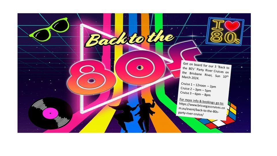 Back to the 80s River Cruise with the Rubix Qube Band featuring Craig ...