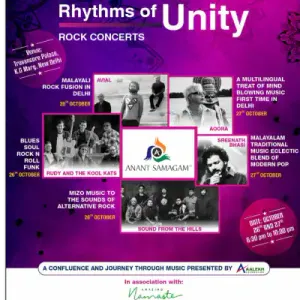 RHYTMS OF UNITY-Rock Concert Trending and Music event Tickets Jaipur, Travancore Palace ...