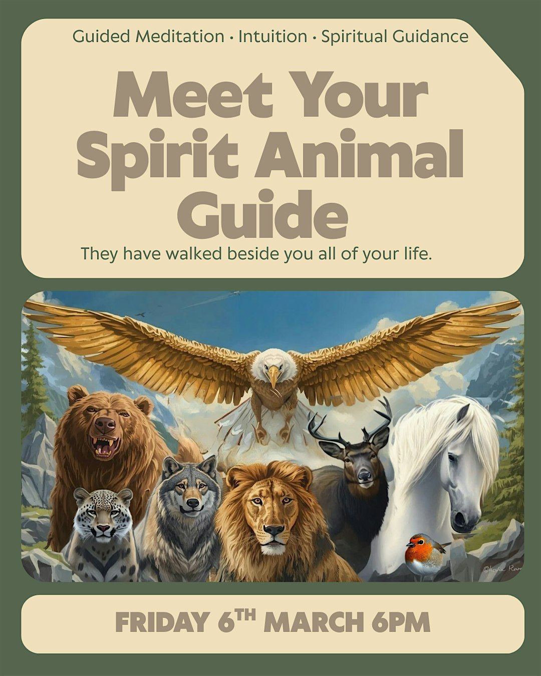 Meet Your Animal Spirit Guide, Soul Sanctuary, Frankwell, 6 March 2026 ...