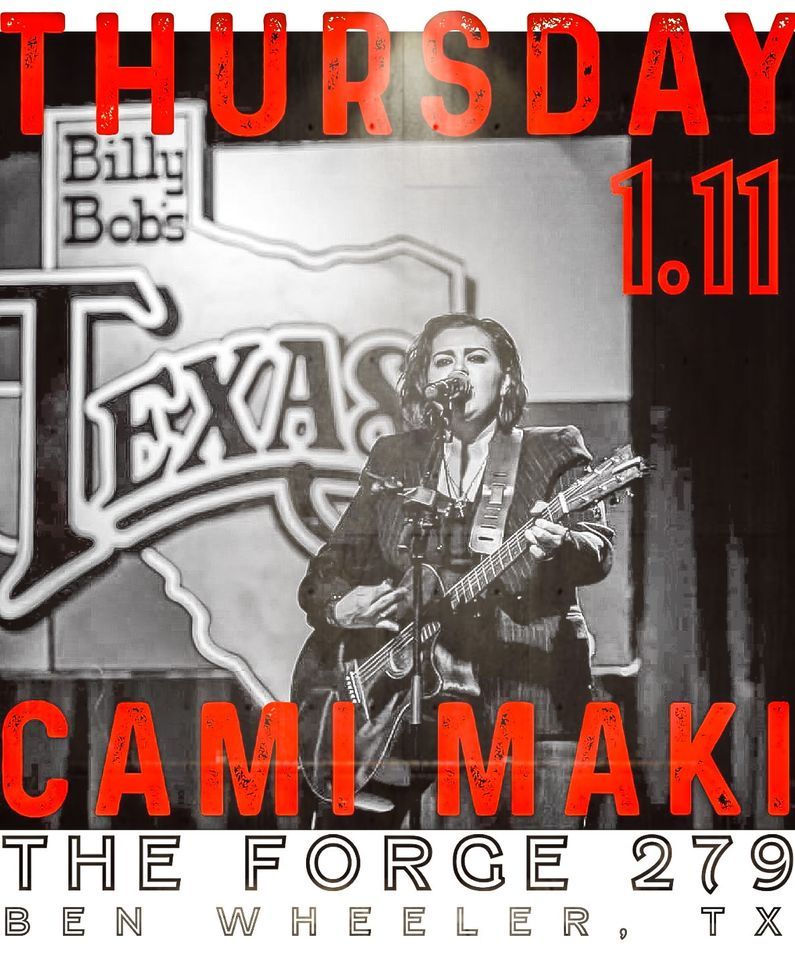 CAMI MAKI, The Forge Bar and Grill, Ben Wheeler, 11 January 2024 ...