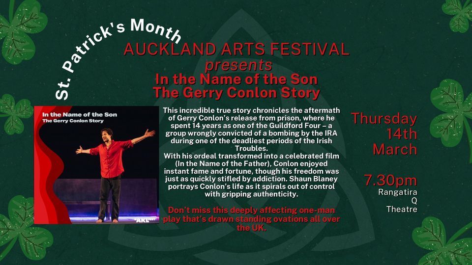 AAF presents, In the Name of the Son - The Gerry Conlon Story, Q ...