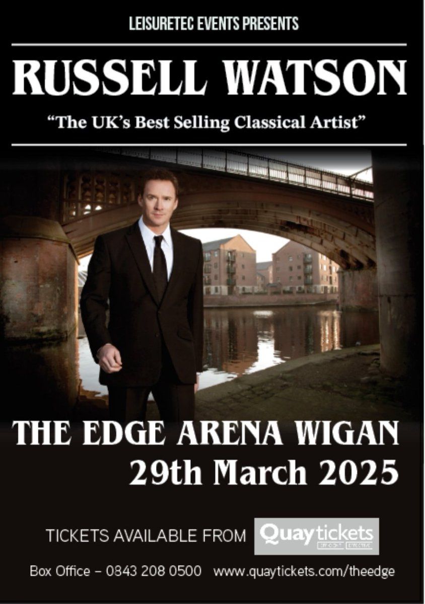 Russell Watson at New Theatre Cardiff, New Theatre Cardiff, 12 October ...