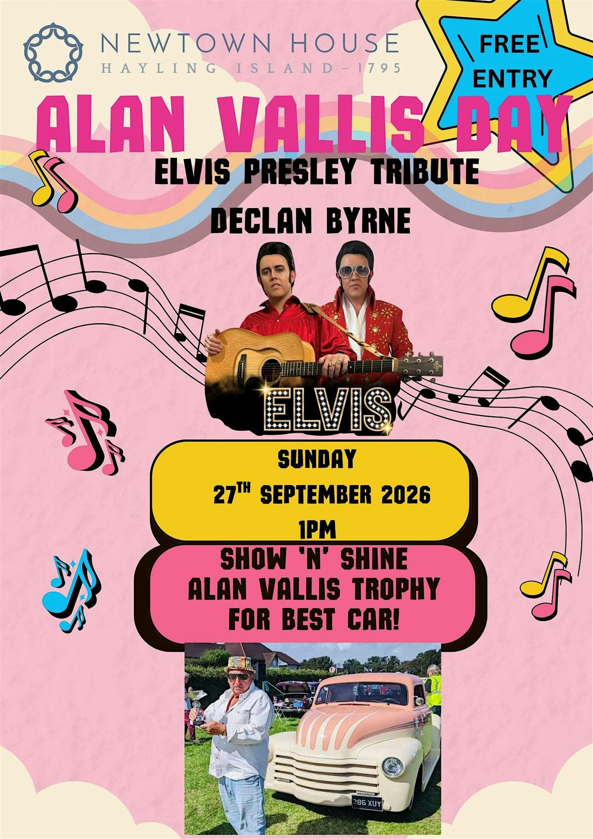 Alan Vallis day - Elvis Tribute & Car Show, Newtown House Hotel ...