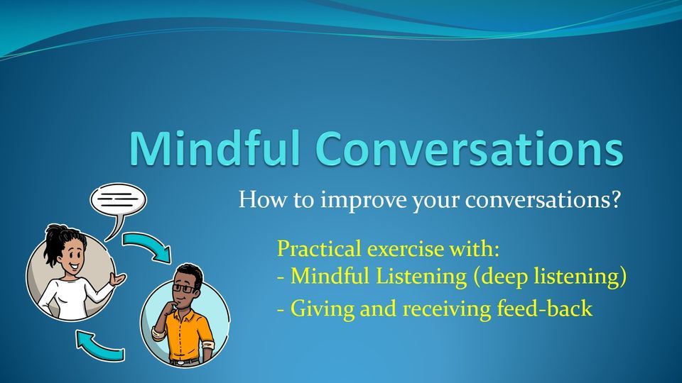 Mindful Conversations, Rooie Cent, Amersfoort, February 11 2024 ...
