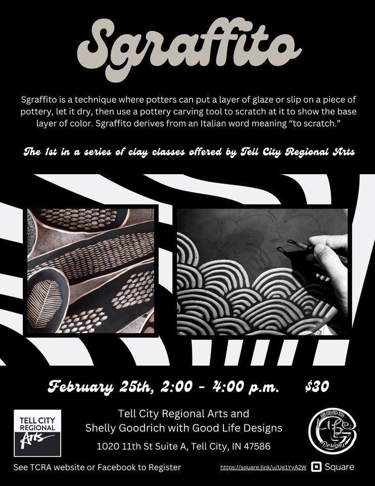Sgraffito Clay Class, 1020 11th St Suite A, Tell City, IN 47586, 25 ...