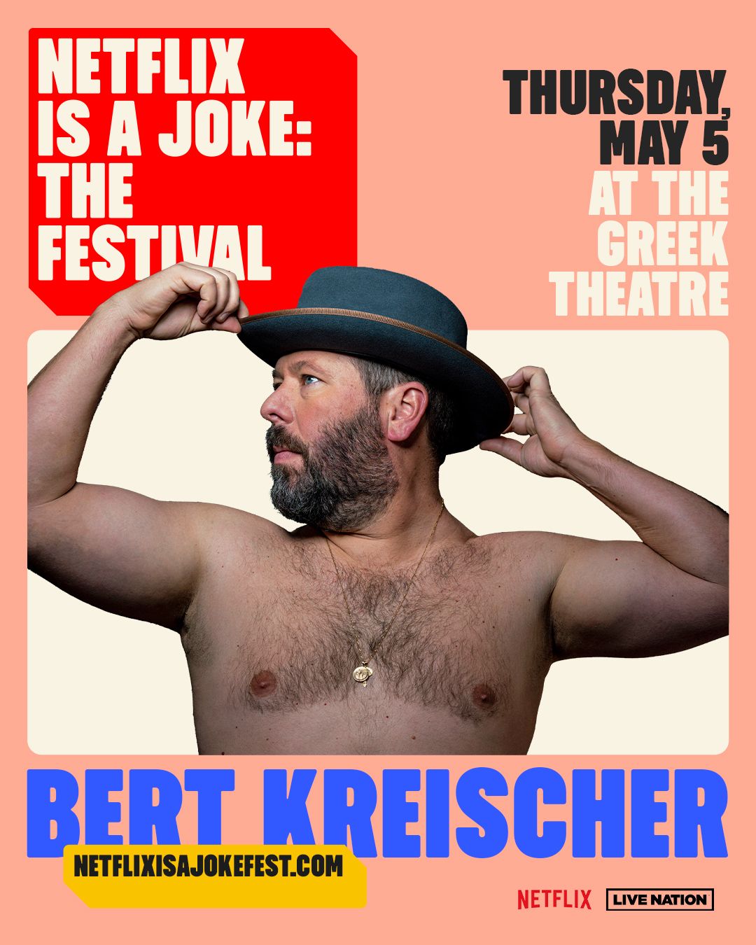 Bert Kreischer (Theater), Joseph P. Riley Jr. Park, Charleston, 13 June ...