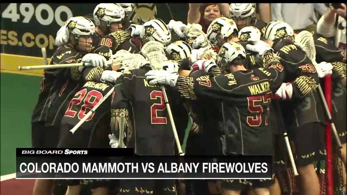 Colorado Mammoth at Albany Firewolves at MVP Arena, MVP Arena, Albany ...