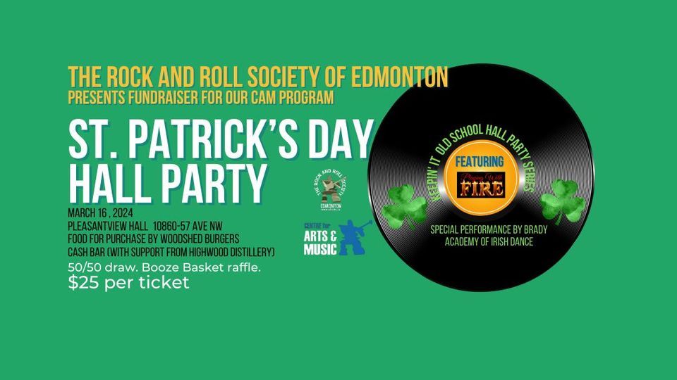 St. Patricks Day Hall Party, Pleasantview Community League, Edmonton ...