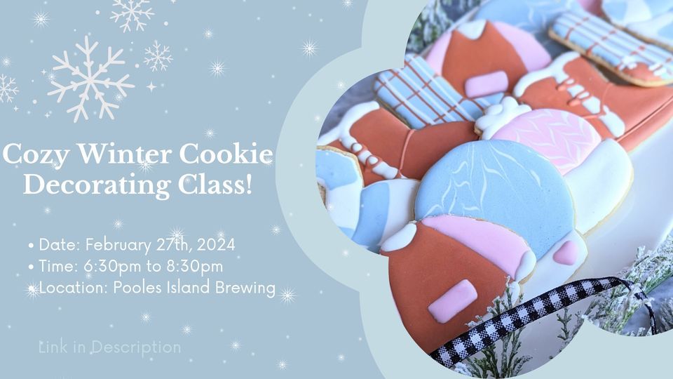 Pooles Island Cozy Cookie Decorating Class , Pooles Island Brewing ...