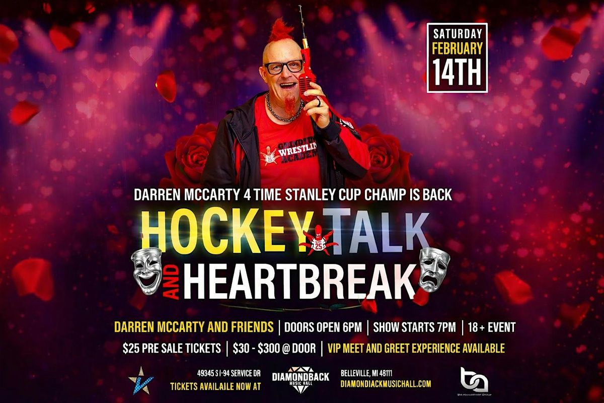 Darren McCarty Hockey Talk & Heartbreak, Diamondback Music Hall, Van ...
