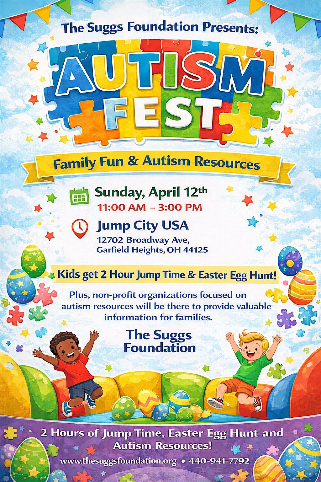 Autism Fest 2026, Jump City USA LLC, Garfield Heights, 12 April 2026 ...