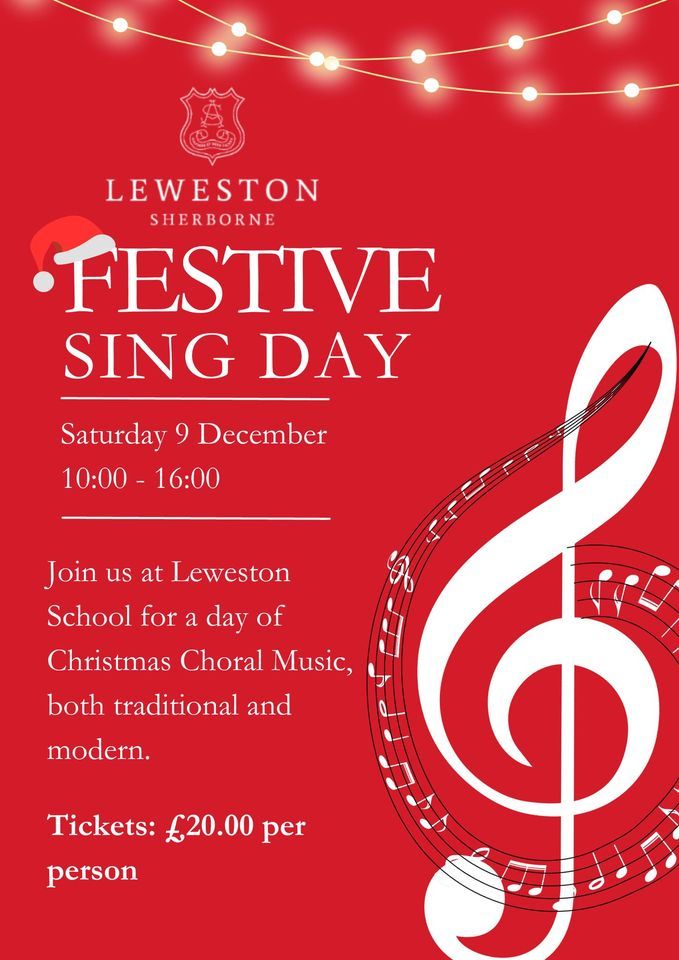 Festive Sing Day, Leweston School, Sherborne, 9 December 2023 ...