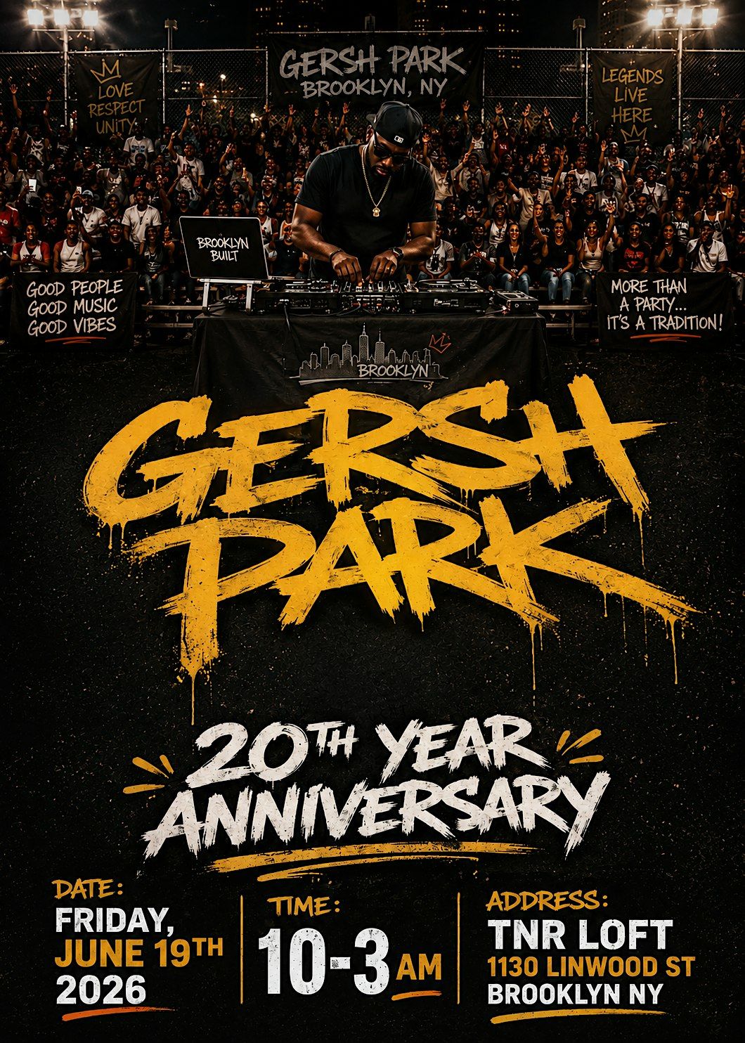 Gersh Park Party, 1130 Linwood St, Brooklyn, 19 June to 20 June | AllEvents