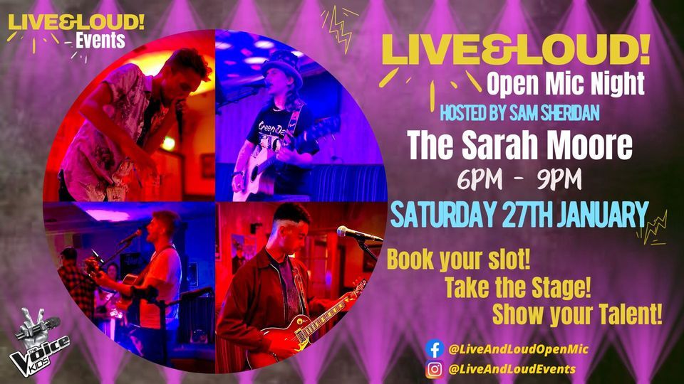 Open Mic Night @ The Sarah Moore, Leigh-On-Sea, The Sarah Moore pub, Southend-on-sea, 27 January ...
