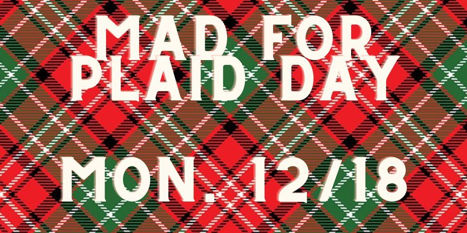 Deck the Halls Week: Mad for Plaid Day, Sebastian Questa Elementary ...