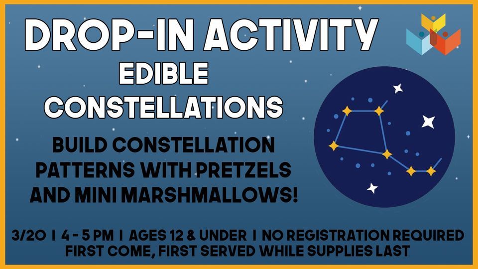 ? Drop-In Activity: Edible Constellations @ GCL, 1427 Malvern Ave, Hot ...