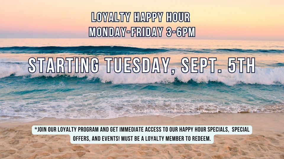 Loyalty Happy Hour, Casino Beach Bar & Grille, Ferry Pass, 5 September ...